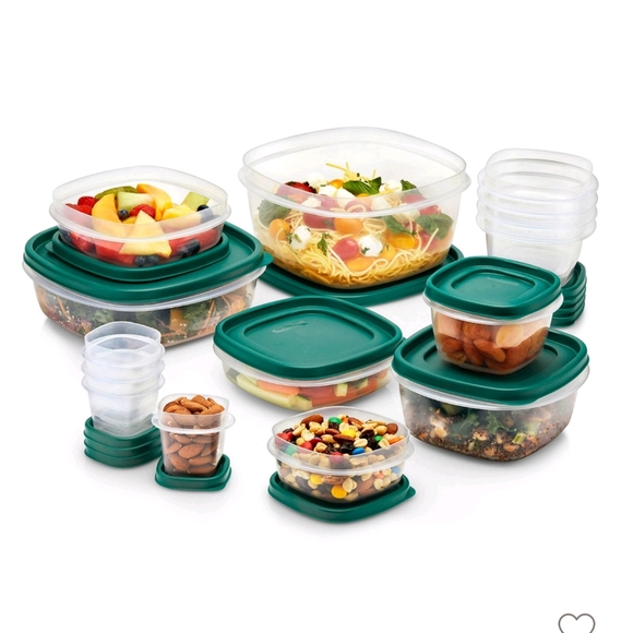 Rubbermaid | Kitchen | New Rubbermaid 3 Pcs Containers Set Forest Green ...